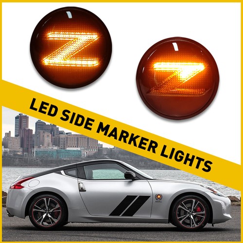 2x Dynamic Smoke Sequential LED Side Marker Light For Lamp 2009-2020 ...