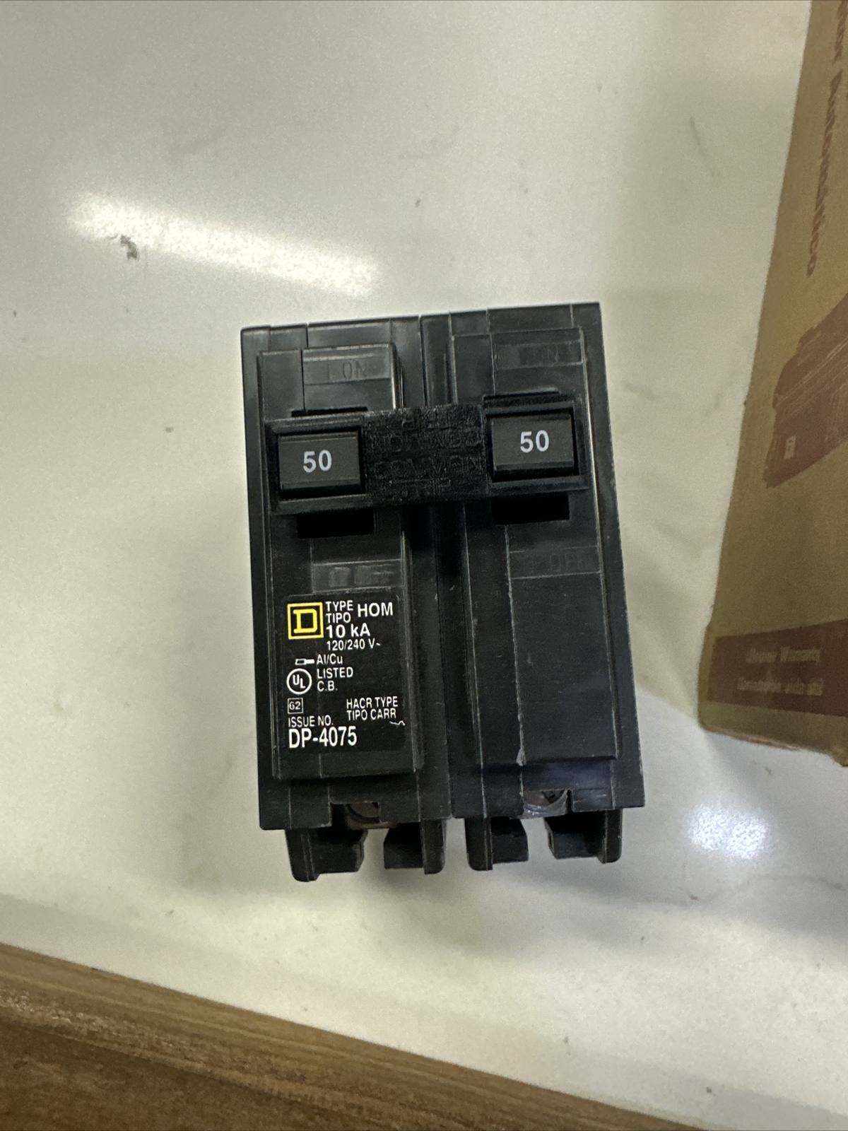 (1) SQUARE D HOM250 50 Amp 2 Pole 120/240V Circuit Breaker NEW | eBay