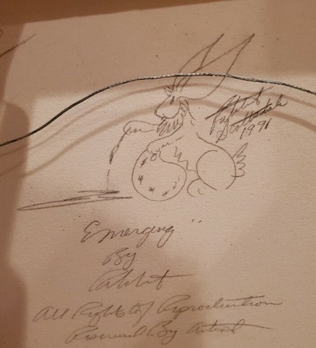 Bill Rabbit original on canvas entitled "Emerging" | eBay