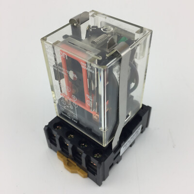OMRON MK2PN-I Relay Coil 24VDC with base Contacts - DPDT 2 x CO 10A | eBay