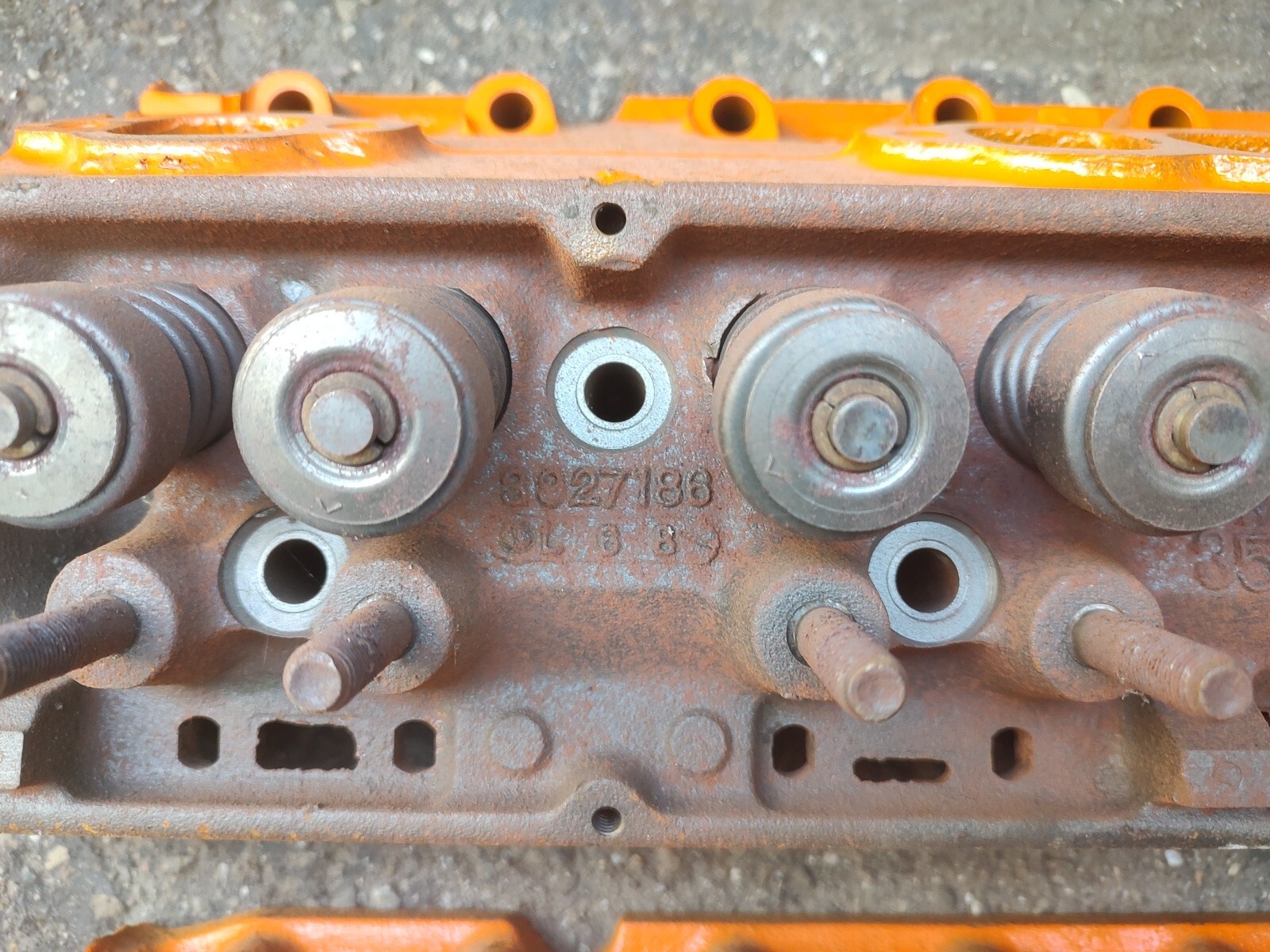 1969 Camaro Z/28 302 3927186 186 Heads K-25-8 L-9-8 | Genuine OEM ...