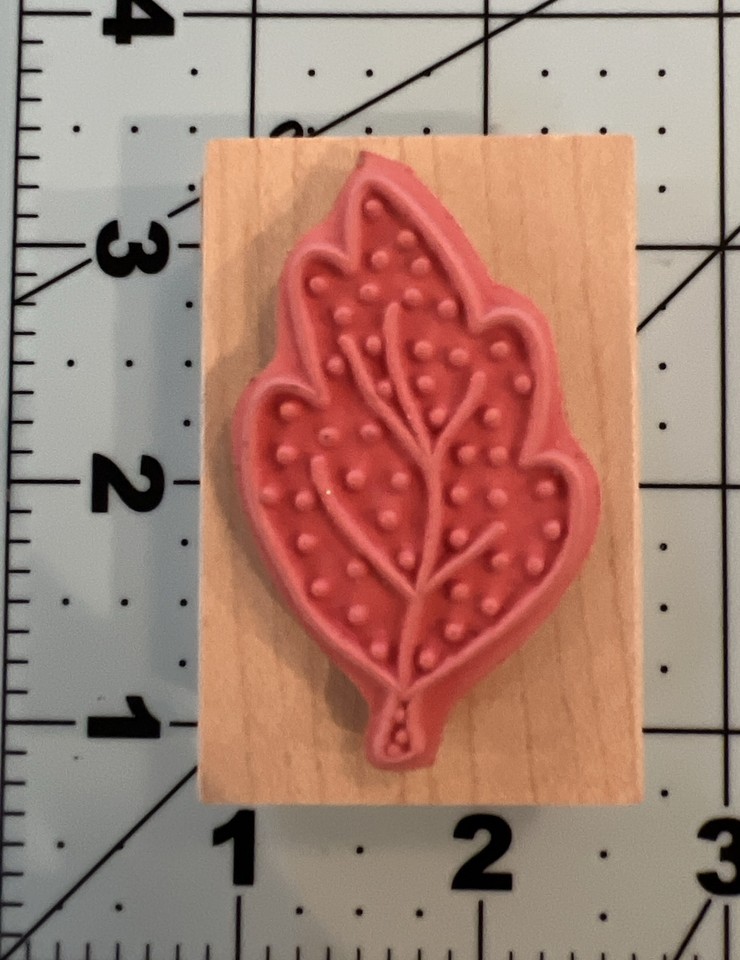 Outlines Rubber Stamps LEAF B380 Fall, Plants, Trees | eBay