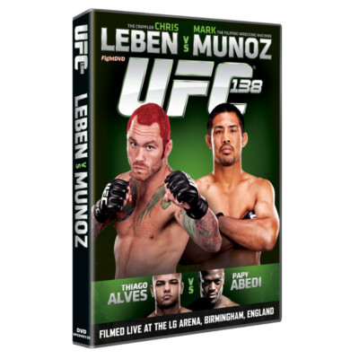 UFC 138 - Leben vs Munoz DVD - Ultimate Fighting Championship ...