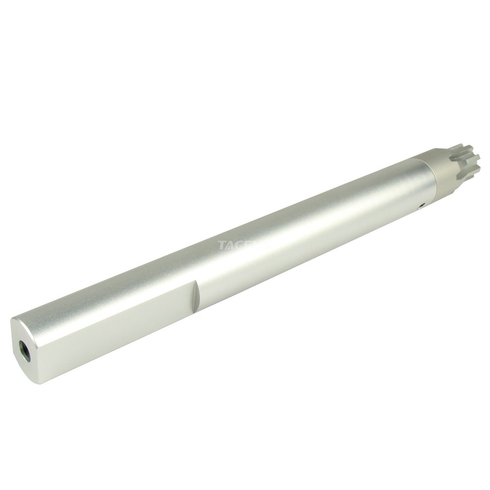 SILVER Rod 360 Degree Barrel Vise Rod Aluminum Black for .750'' | eBay