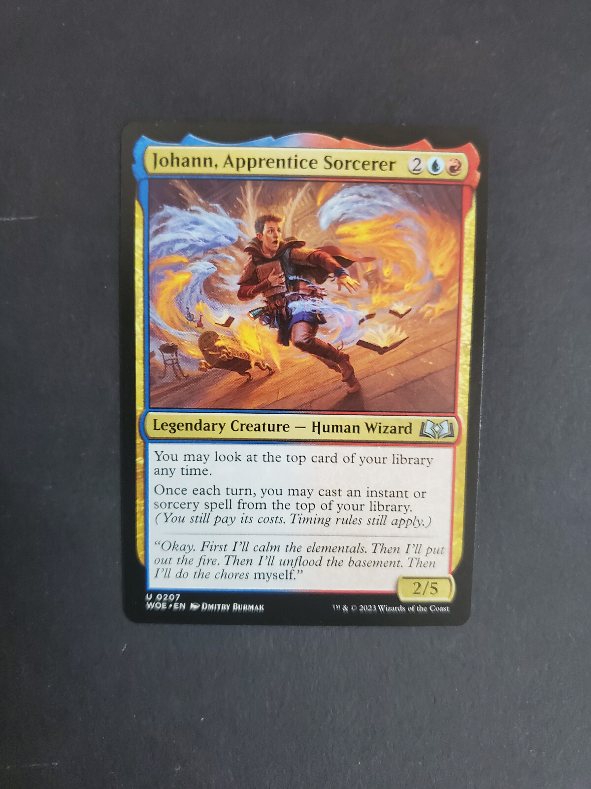 Johann, Apprentice Sorcerer #0207 (MTG) WOE: Legendary Creature Human Wizard NM | eBay