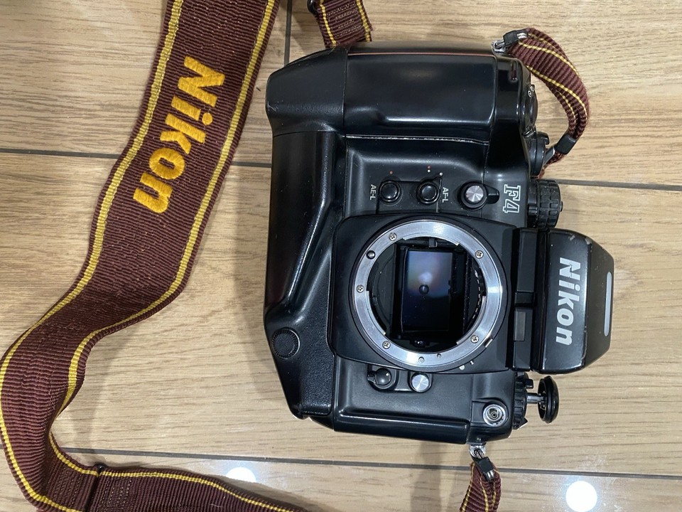 Nikon F4 SLR 35mm Film Camera Body W/ Tamron 77mm Camera Lens | eBay