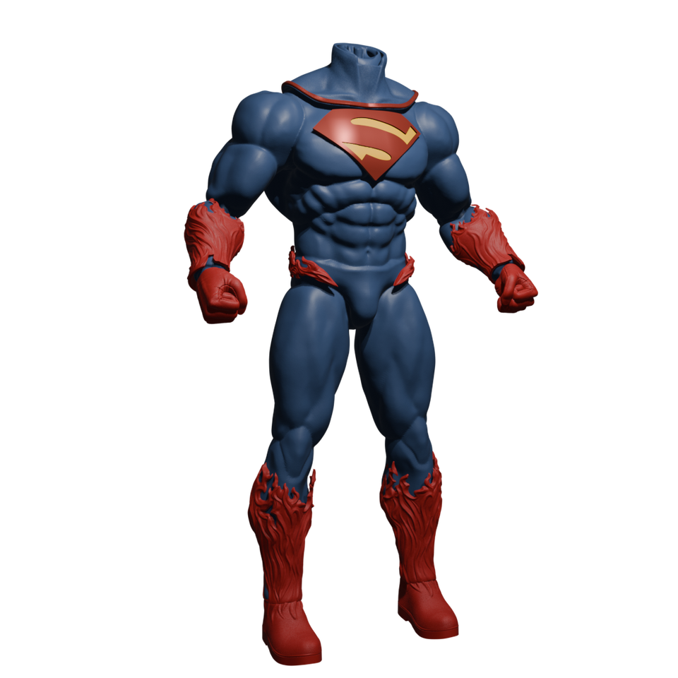 1/12 Scale Action Figure Kit: Super Steel Man (Absolute) | eBay