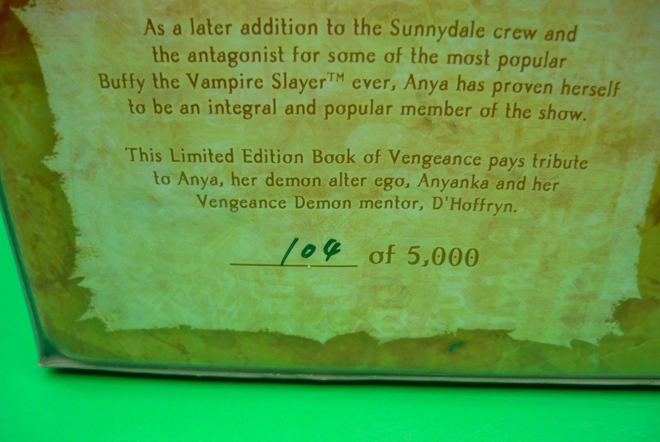 Buffy The Vampire Slayer Book of Vengeance | eBay