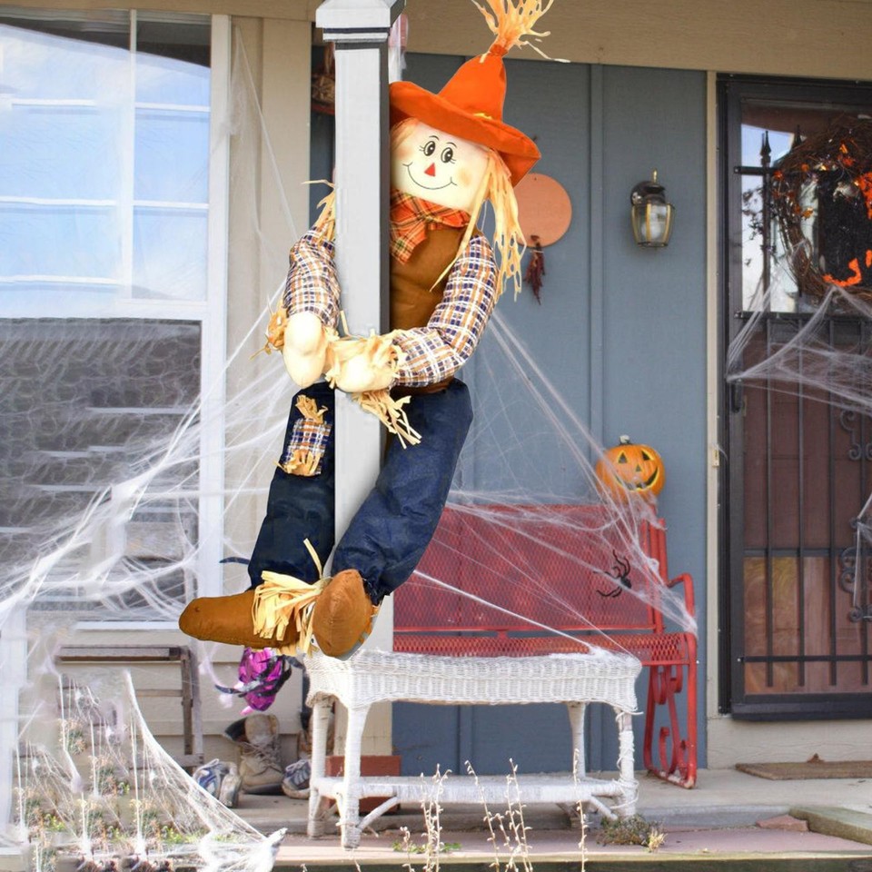 Thanksgiving Fall Straw Man Autumn Harvest Straw Man Decorative 59 ...