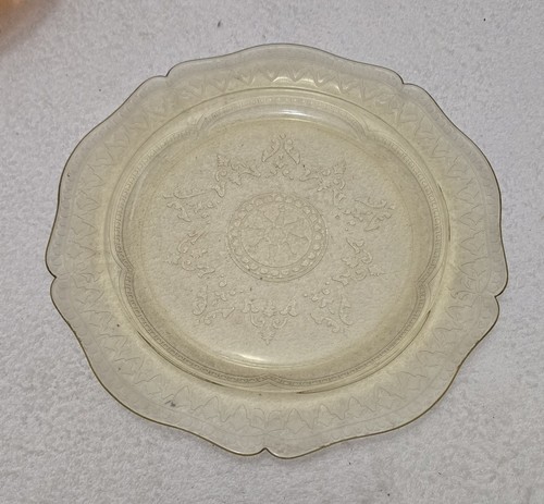 1930’s Federal Glass Plate Patrician Spoke Pattern Depression Glass ...