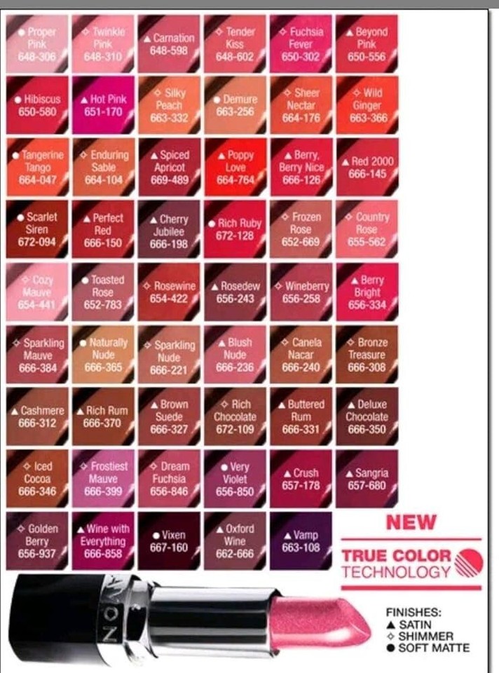 Avon True Color Lipstick *** Your Choice You Choose! *** | eBay