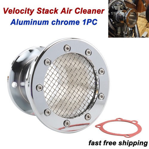 Motorcycle Velocity Stack Intake Air Cleaner For Harley XL FXR FLT FXD ...