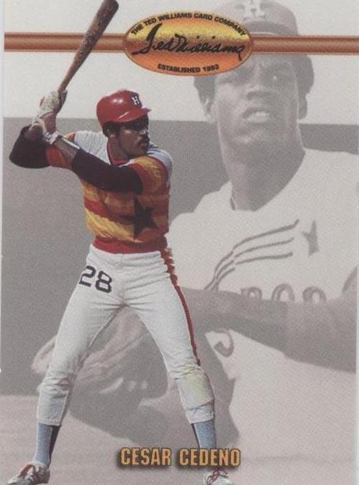 1993 Ted Williams Card Company - Cesar Cedeno #41 for sale online | eBay