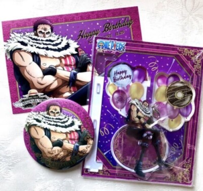 ONE PIECE Katakuri Birthday Mugiwara Store Acrylic Stand Badge Bromide ...