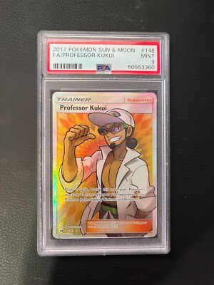 Professor Kukui 148 - Pokemon Sun Moon Base Set - PSA 9 | eBay