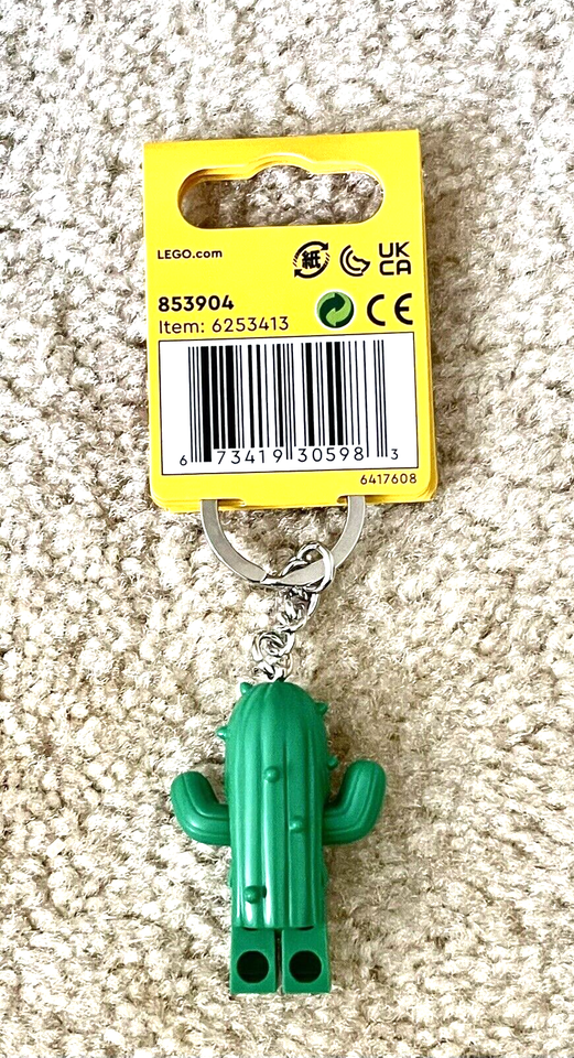 Lego Cactus Boy / Guy Keyring / Keychain 853904-Brand New!! Fast ...