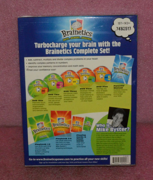 Brainetics Math Memory Complete Set Parts 1 & 2. | eBay