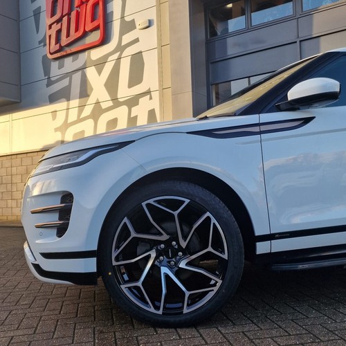 22" HAWKE KHOTAN Alloy Wheels fits RANGE ROVER EVOQUE Black 22x9.5 5 ...