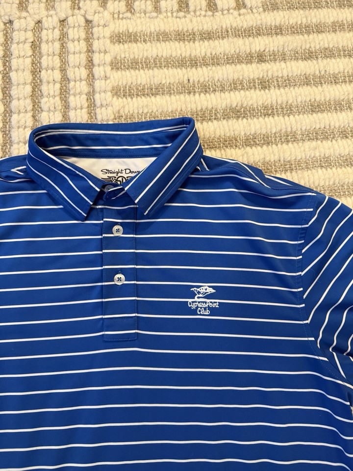 STRAIGHT DOWN DRAKE STRIPE POLO + Cypress Point Club Pebble Beach L ...
