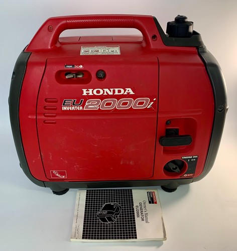 Honda EU2000i 2000W Inverter Portable Generator ~ Works! (SEE VIDEO) | eBay