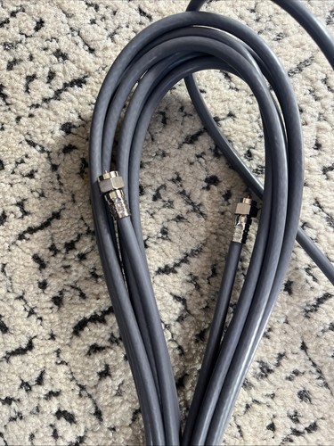 Coaxial and Antenna TV CABLES MIX LOT Black Gray Various Lengths Used ...