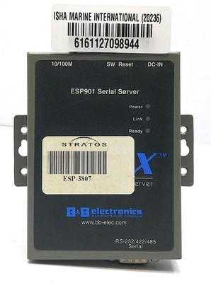 B & B Electronics ESP901 VLINX Server Seriale Ethernet RS-232/422/485 ...