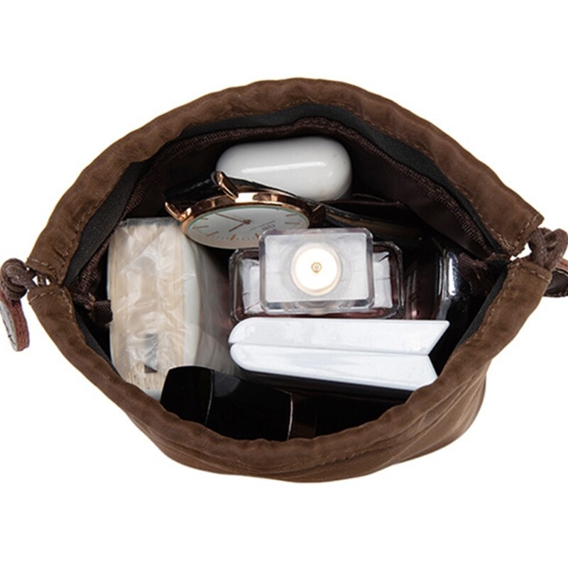 Shoulder Bag Drawstring Designed Crossbody Bag Organizer Insert Nylon ...