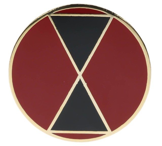 US Army 7th Infantry Division Insignia Hat or Lapel Pin HON14852 D48 | eBay