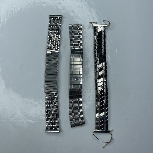 E8 Lot Vtg Retro Stainless Steel Morflex Japan Hong Kong YankeeWatch ...