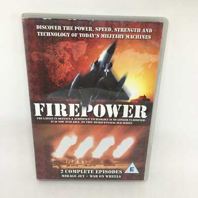 Firepower Airborne MIRAGE JET, WAR ON WHEELS DVD Documentary VGC Free ...