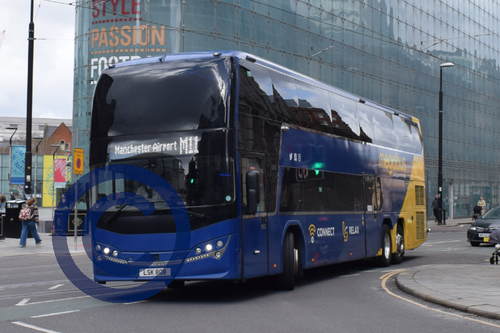 BUS PHOTO PRINT 4x6 PARKS OF HAMILTON LSK808 VOLVO PLAXTON MANCHESTER MEGABUS | eBay UK
