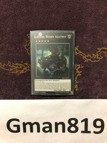 1x YuGiOh! Outer Entity Azathot SECRET RARE! 1st EDITION! SHVA-DE018 ...