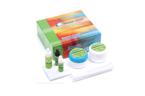 Prime-Dent Dental Chemical Self Cure Composite Resin Kit 15g/15g with ...
