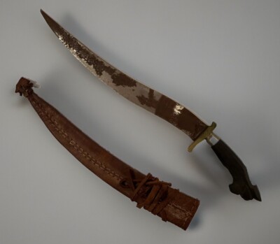 Philippines Visayas Sword Antique Filipino Pinuti Talibon Knife Leather ...