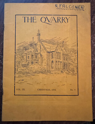JOHN LENNON THE QUARRY BANK HIGH SCHOOL MAGAZINE CHRISTMAS 1954 VOL 5 ...