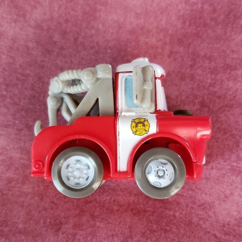 Disney Pixar Cars Mini Adventures Fire Dept. Tow Mater Toy Car M10 ...