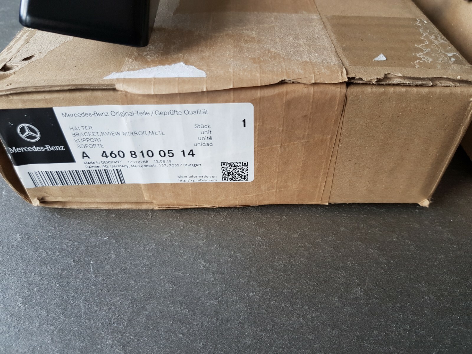 Genuine Mercedes G-class W460 W461 rview mirror bracket A4608100414 ...