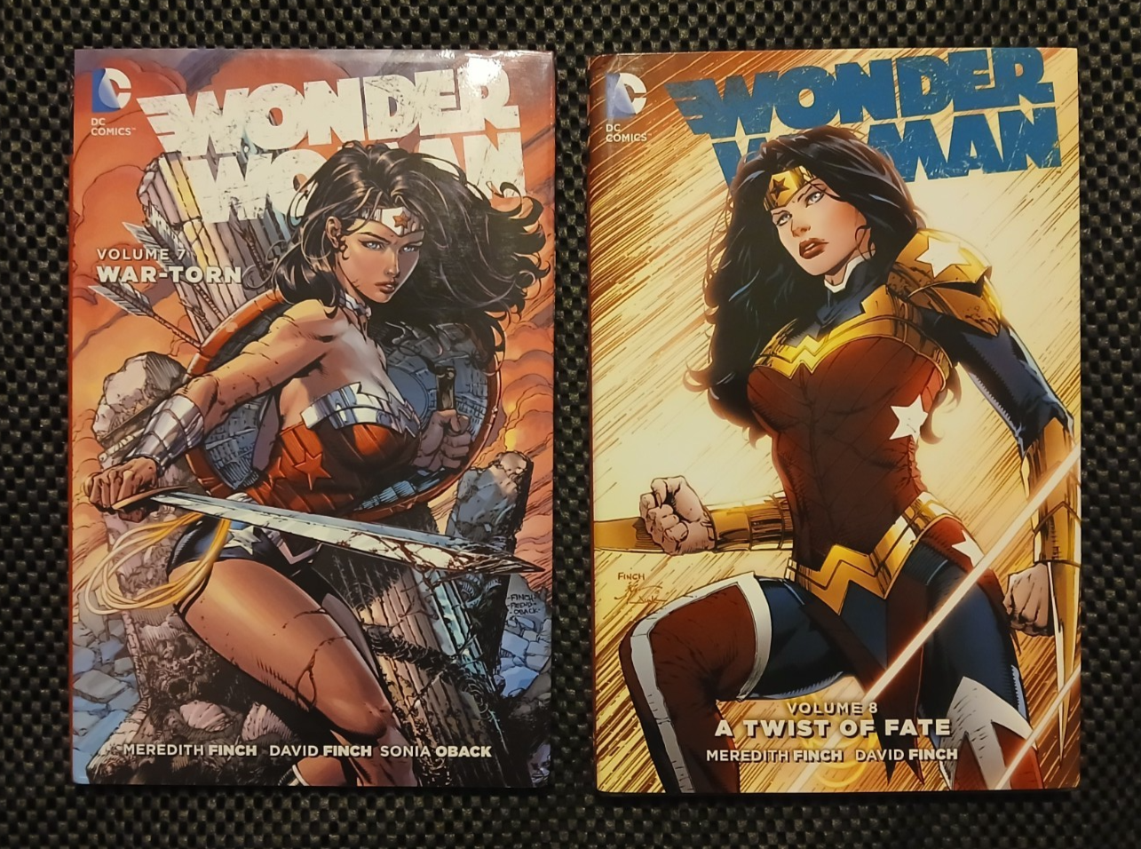 WONDER WOMAN War-Torn & Twist of Fate Vol. 7 & 8 HC Hardcover David ...