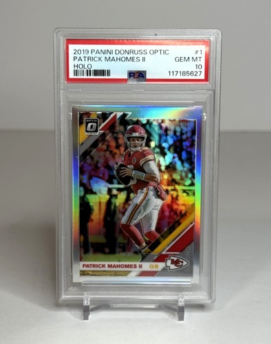 2019 Donruss Optic HOLO Patrick Mahomes II #1 PSA 10 Kansas City Chiefs ...