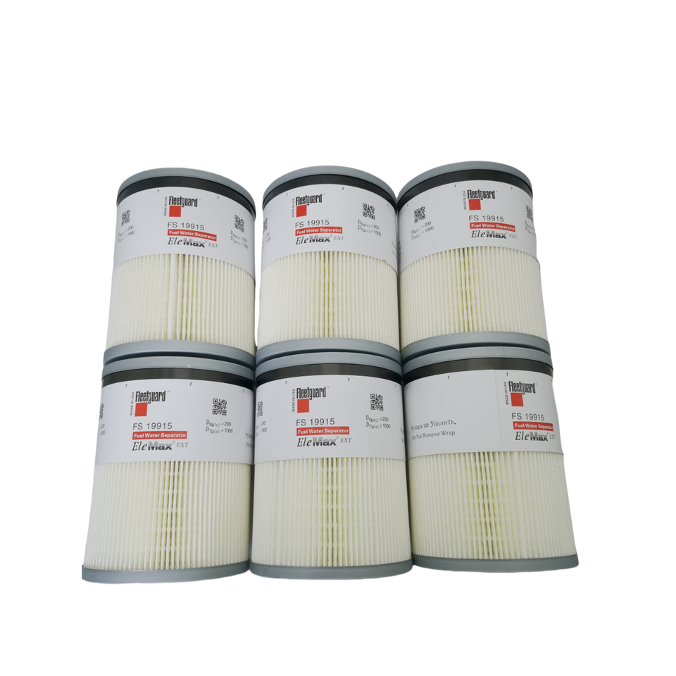6PCS FS19915 Replacement For Fleetguard Fuel Filter With Water ...