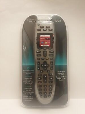 Logitech 650 Harmony Remote Control - Universal All in One Remote Brand ...
