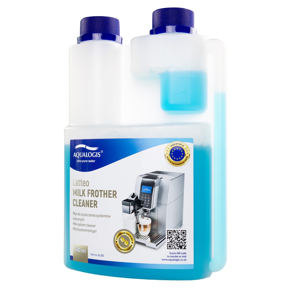 Milk Frother Cleaner & Descaler Caff Liquid Steam 0.5 Litre Coffee ...