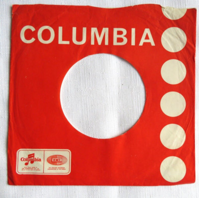 Original COLUMBIA RECORD SLEEVE FOR 7" SINGLE ...... | eBay