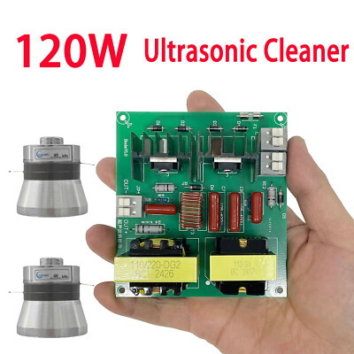 120w 110V 40khz Ultrasonic Cleaning Transducer Cleaner + Power Driver ...