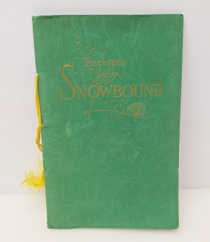 Excerpts from Snow-Bound A Winter Idyl John Greenleaf Whittier ...
