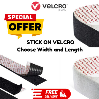 VELCRO® Brand Sticky Back Hook and Loop Tape – Self-Adhesive Fastener ...