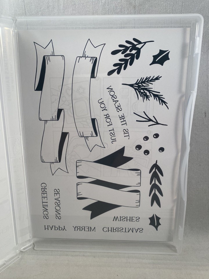 CHRISTMAS BANNERS Stamp Set CHRISTMAS BANNERS Dies Stampin Up H22 | eBay