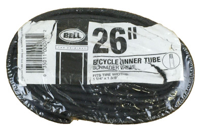 Bell 26" Replacement Bicycle Inner Tube NEW Fits Tire Width 1 1/4" - 1 ...