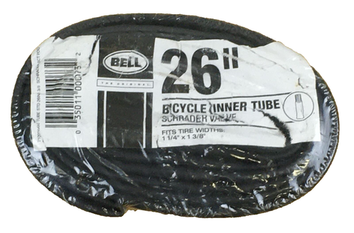Bell 26" Replacement Bicycle Inner Tube NEW Fits Tire Width 1 1/4" - 1 ...