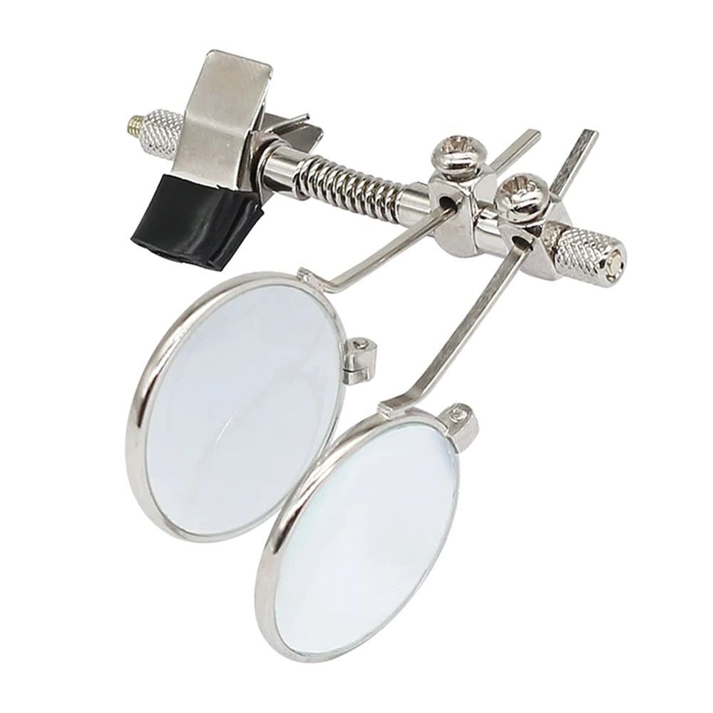 Magnifier Double Lenses Magnifying Glass Monocular Magnifier Stainless ...